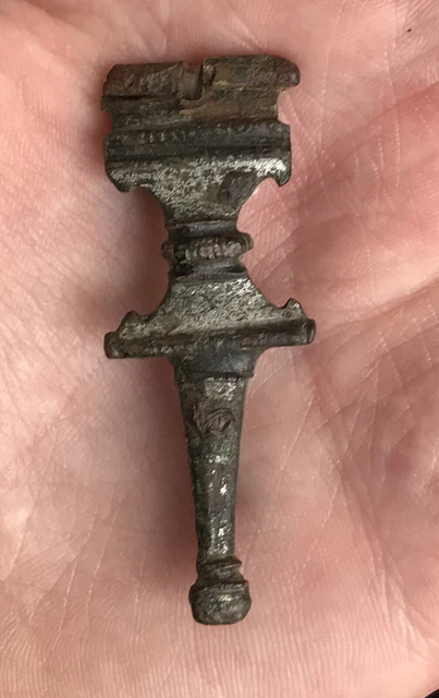 ANCIENNE FIBULE ROMAINE en Bronze, Argenture. EUR 80,00 - PicClick FR