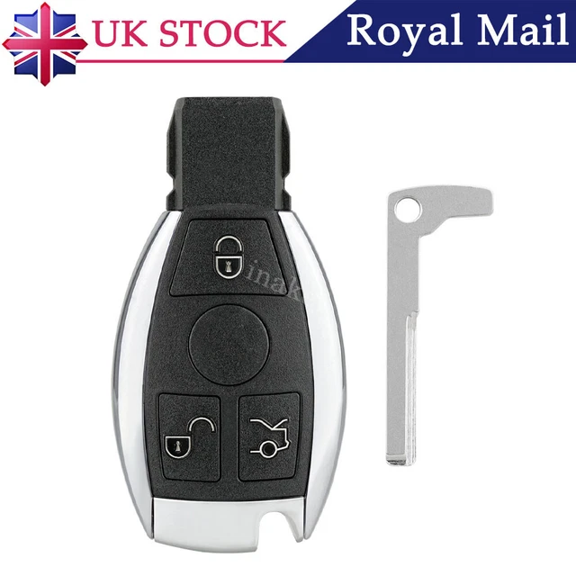 FOR MERCEDES BENZ W212 W211 W205 W204 W203 Smart Key Fob Case Shell ...