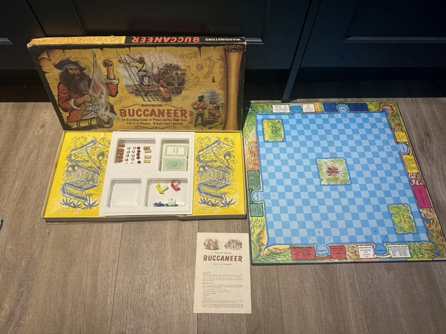 WADDINGTONS BUCCANEER 1971 Board Game Original 1970 £23.99 - PicClick UK