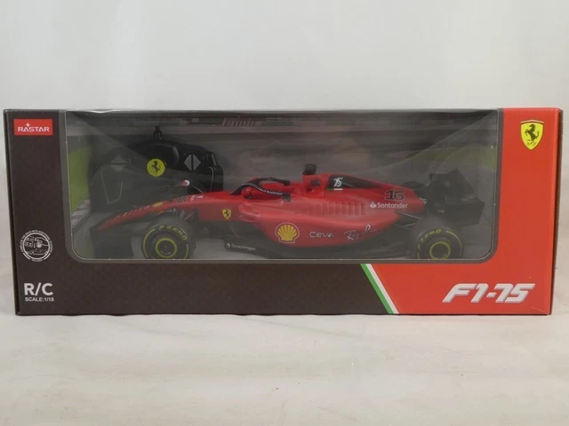 RASTAR R/C FERRARI F1-75 #16 Charles Leclerc 2022 1/18 Radio Contrôle 637423 EUR 54,10 - PicClick FR