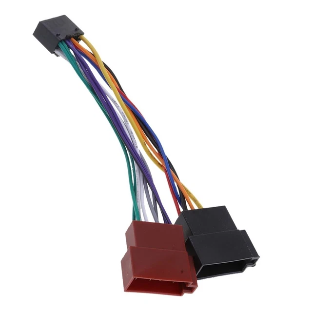 For Car Stereo Radio Iso Wiring Harness Connector Adaptor Easy Install