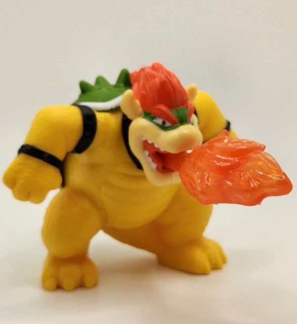 THE SUPER MARIO Bros Movie Fire Breathing Bowser. McDonalds Happy Meal ...