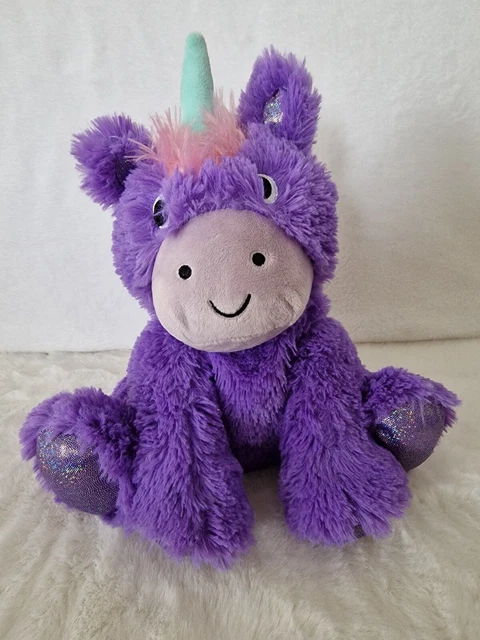 MICROWAVABLE UNICORN HEAT Up Sleep Hug Toy Teddy Sainsbury's Warmie ...