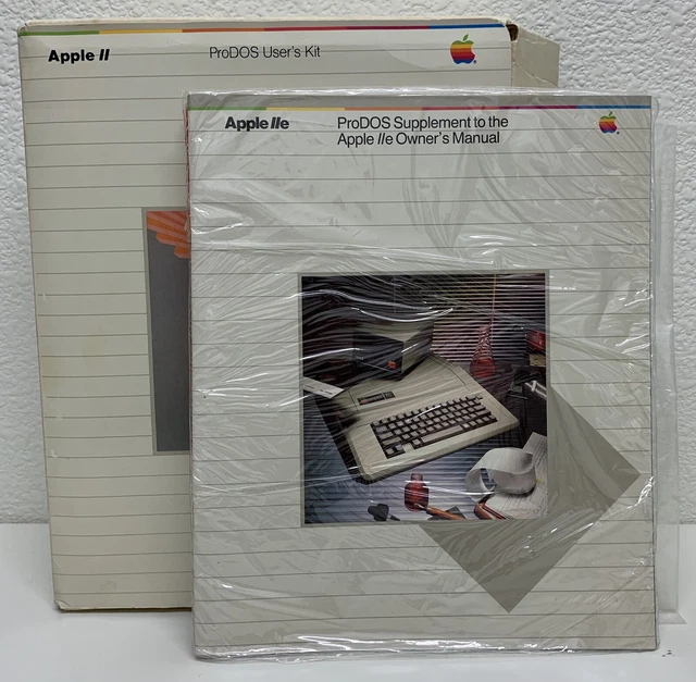 VINTAGE APPLE: 1983 Apple II ProDOS User's Kit + Apple IIc & IIe ...
