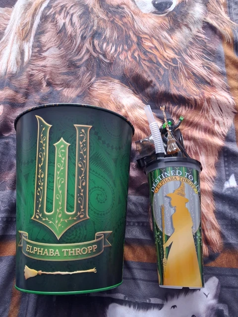 WICKED FOR GOOD Elphaba Thropp Popcorn Bucket/cup Odeon Merchandise £47 ...