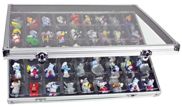 LEGO-FIGUREN-ALU-VITRINEN-SETZKASTEN-45-FÄCHER-36X49X43MM-SAFE-5877 ...