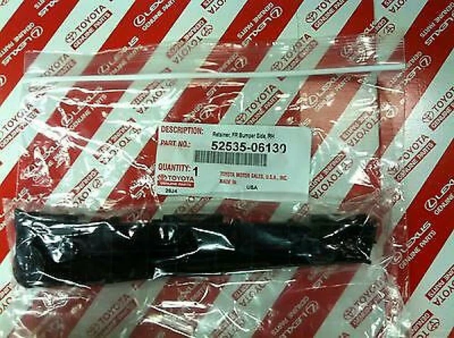 5253524050 GENUINE TOYOTA RETAINER, FRONT BUMPER SIDE, RH 52535-24050 £ ...