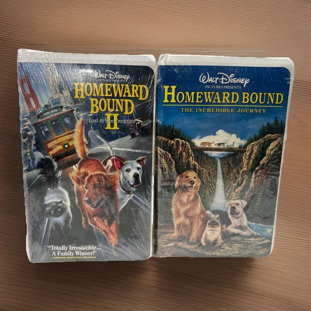 DISNEY HOMEWARD BOUND I & II (1 & 2 ) VHS Tapes New Sealed Set Movies £ ...