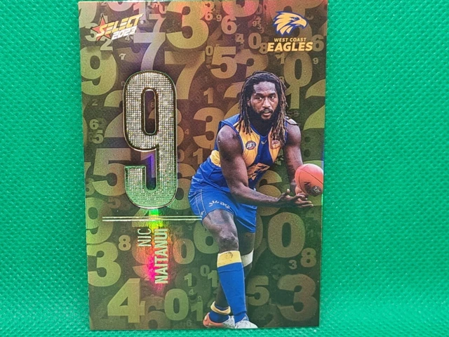 AFL SELECT FOOTY Stars 2023 Numbers NICK NAITANUI - WEST COAST EAGLES ...