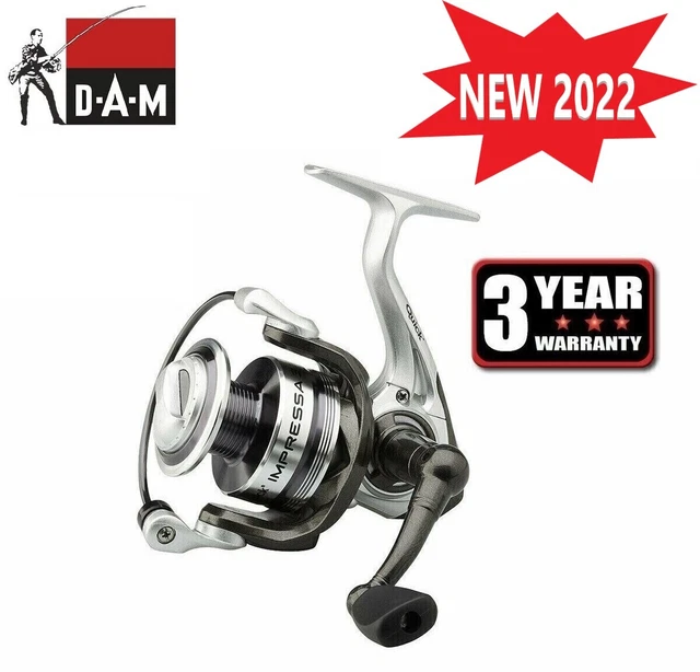 DAM QUICK IMPRESSA 3 FD 2500 3000 4000 5000 Spinnrolle Stationär Angel ...