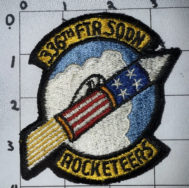 VIETNAM WAR - 1970s 336th Tactical Fighter Squadron Rocketeers Patch ...
