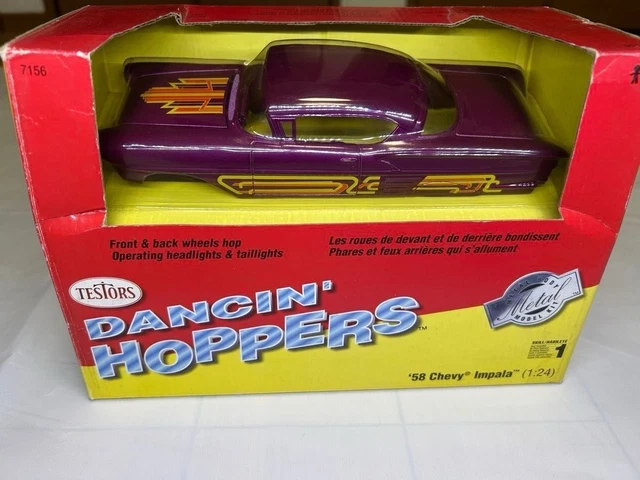 RARE TESTORS 1958 Chevy Impala Dancin' Hoppers 1/24 RC Car Kit Unopened ...