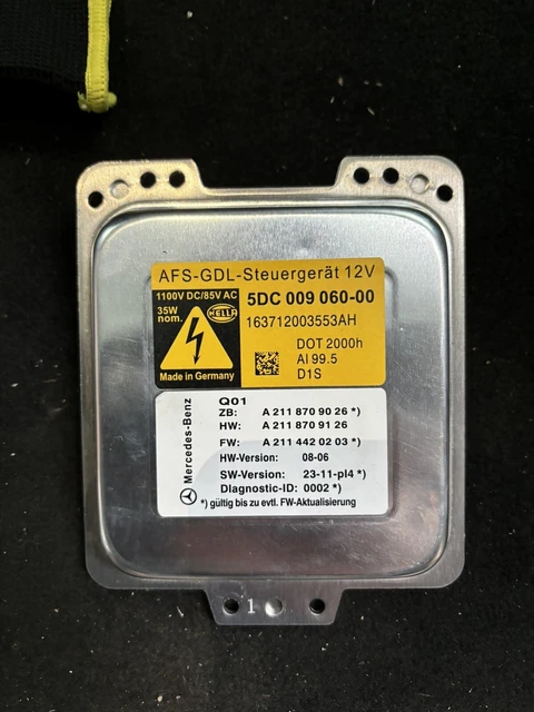 NEU 2118709026 XENON Scheinwerfer Steuergerät 5DC 009 060-00 Mercedes ...
