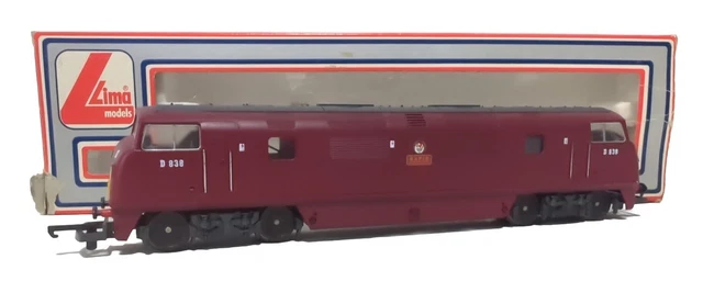 WORKING LIMA BR Class 43 Rapid Warship Diesel B-B Loco D838 L205129 ...