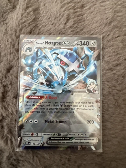 POKÉMON TCG STEVEN’S Metagross Destined Rivals 145/182 £4.88 - PicClick UK
