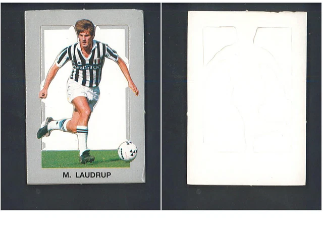 FIGURINA CALCIATORI FUSTELLATA in Rilievo Laudrup Juventus Nuova EUR 9 ...