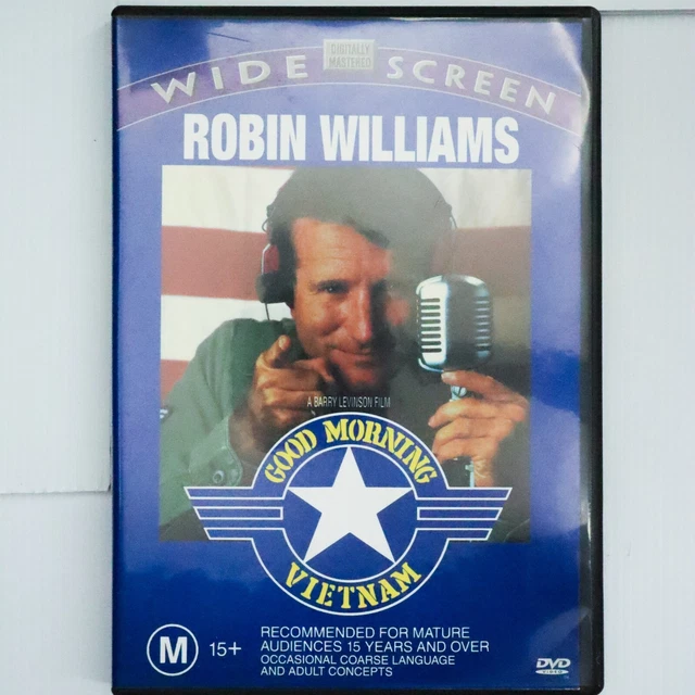 GOOD MORNING VIETNAM (DVD, 1987) Robin Williams - Biography War Comedy ...