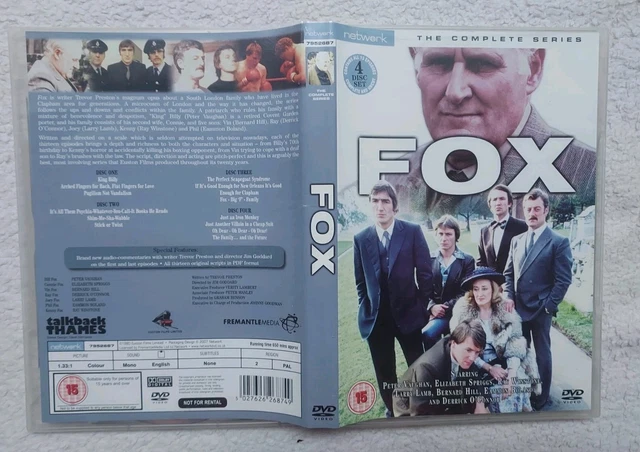 FOX COMPLETE TV Series 1980 DVD UK R2 RAY WINSTON BERNARD HILL GC FAST ...