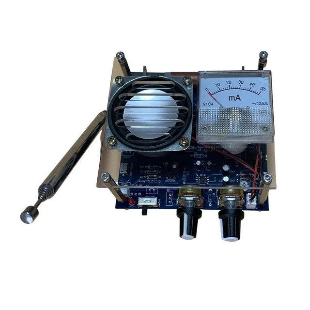 PORTABLE DIY FM AM For Radio Kit with USB Power Port and Antenna Switch ...