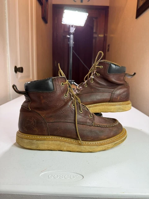 RED WING IRISH Setter Men's Ashby Combat Boot Brown Leather Sz 10 ...