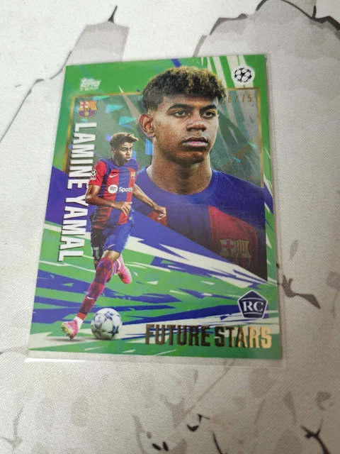 TOPPS GOLD 23/24 Lamine Jamal RC/75 Future Stars Rookie EUR 105,00 ...