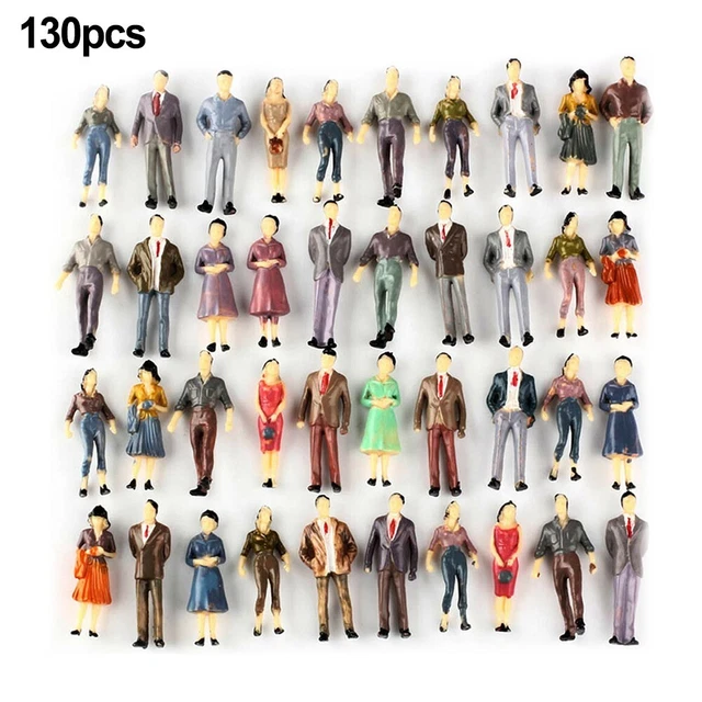 FIGURINES PEINTES INCONTOURNABLES échelle O 148 personnes 130 pièces ...