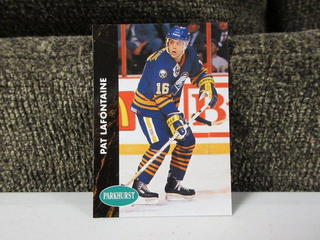 CARTE DE HOCKEY Parkhurst 1992, Pat Lafontaine, Sabres de Buffalo, #16 EUR 0,92 - PicClick FR