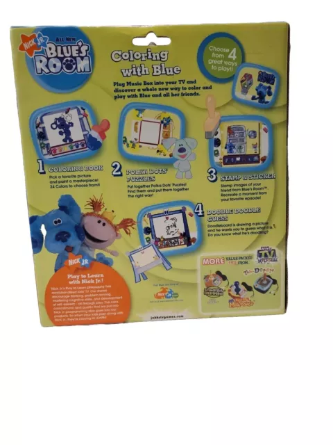 NICK JR. NOS Blue's Room AV Video Game Blues Clues - 2004 Vintage ... NICK JR. NOS Blue's Room AV Video Game Blues Clues - 2004 Vintage ...