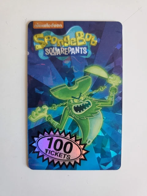 RARE FLYING DUTCHMAN Spongebob Squarepants Arcade Coin Pusher Card £9. ...