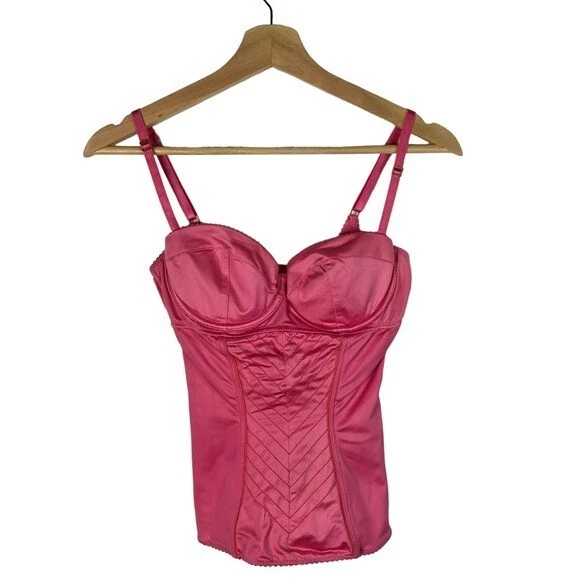 Victorias Secret Very Sexy Hot Pink Y2k Corset 34c £48 14 Picclick Uk
