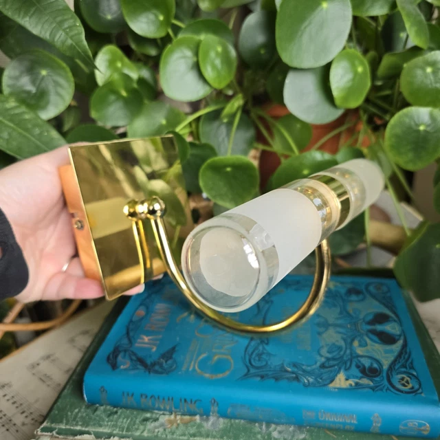 ENDON LIGHTING WALL Light Sconce Brass Glass Shade £24.99 - PicClick UK