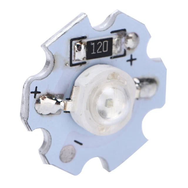 (LUCE VERDE: 520525 nm) 25 pz chip LED 0,5 W 5 V chip sorgente luminosa ...