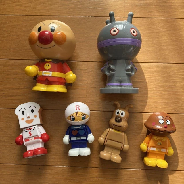 ANPANMAN FIGURE SHOKUPANMAN Cheese Rollpanna Currypanman Anime Rare ...