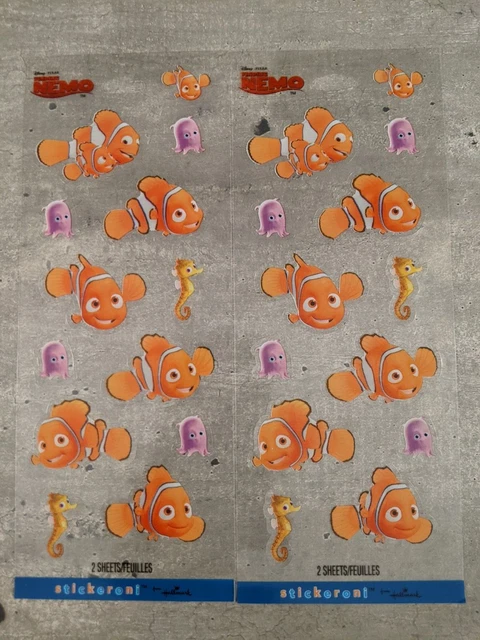 DISNEY FINDING NEMO Stickers 2 Sheets by Hallmark Stickeroni £2.86 ...