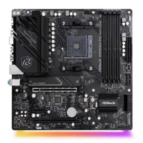 ASROCK B550M PHANTOM Gaming Riptide Amd B550 Am4 Micro Atx 4 Ddr4 Hdmi ...