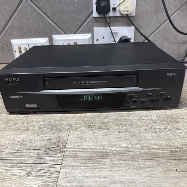 MATSUI VP9408 VCR VHS Video Cassette Recorder Player No Remote Tested ...