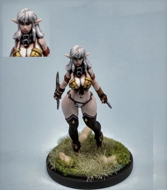 KINGDOM DEATH PAINTED miniature resin Female Elf #2 $400.00 - PicClick CA