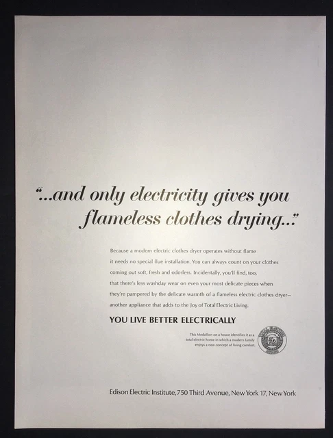 LIFE MAGAZINE AD 1963 EDISON ELECTRIC INSTITUTE AD £0.98 - PicClick UK