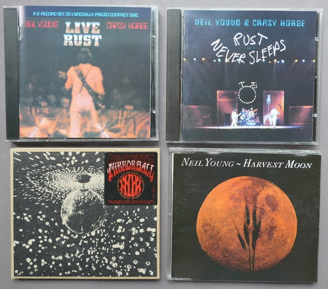 4 X CD Neil Young Rust Never Sleeps Live Rust Mirrorball (digipak ...