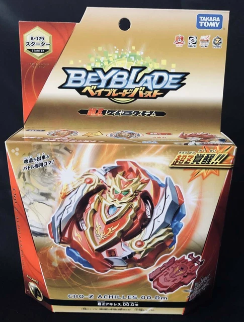 BEYBLADE BURST CHO-Z B-129 Starter Cho-Z Achilles .00.DM TAKARA TOMY £ ...