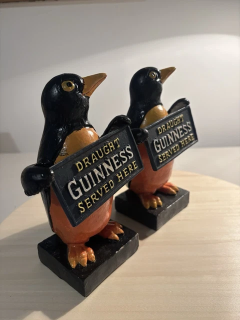 PAIR OF GUINNESS Penguin Figurine £42.30 - PicClick UK