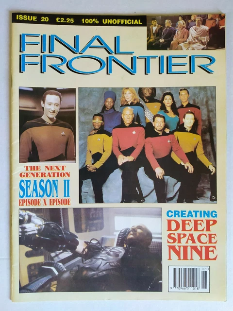 FINAL FRONTIER STAR Trek Magazine 1990's Issue Number 20 EUR 4,67 - PicClick FR