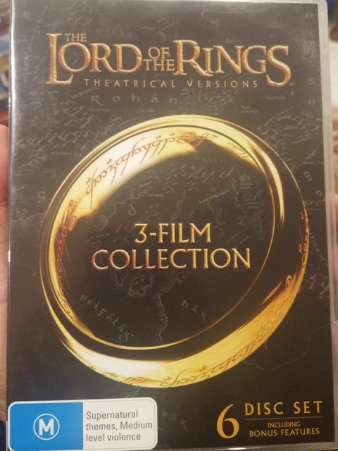 LORD OF THE Rings Trilogy Dvd 6-Disc Box Set Theatrical Edition Rare ...