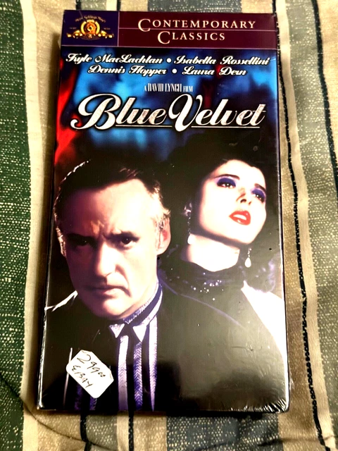 BLUE VELVET VHS rare OOP 1986 Isabella Rossellini Laura Dern 1986 ...