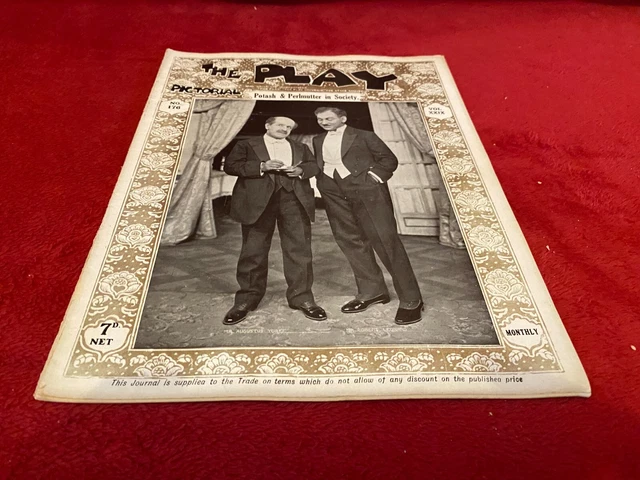 PLAY PICTORIAL MAGAZINE #177 Hi Jinks Augustus Yorke. Robert Leonard £8 ...