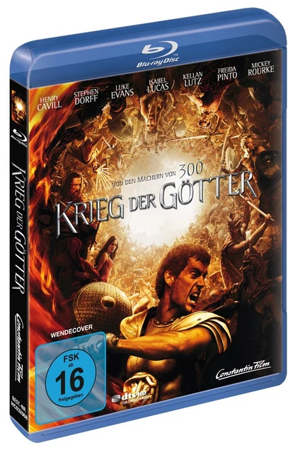 KRIEG DER GÖTTER [Blu-ray] (Blu-ray) Henry Cavill Mickey Rourke Freida ...