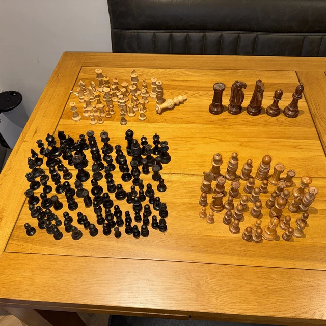 ANTIQUE CHESS SETS Collection £49.99 - PicClick UK