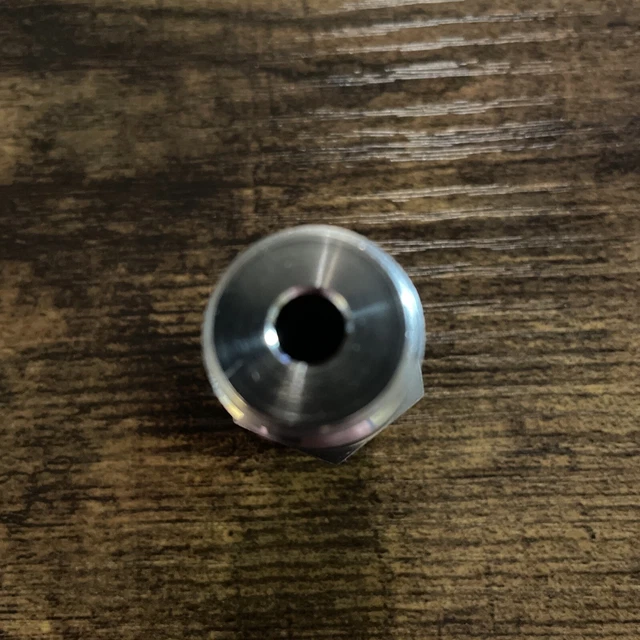 1 Swagelok Bored Through Male Connector 1 4 In X 1 2 In Male Npt Ss