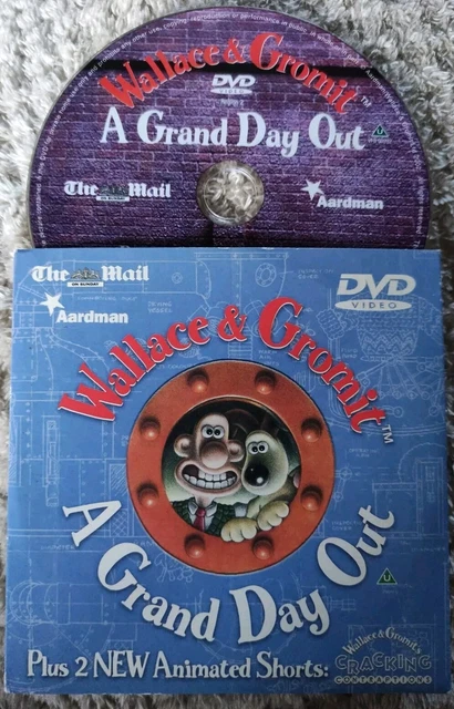 WALLACE AND GROMIT: A Grand Day Out DVD RARE PROMO DISC Aardman Daily ...
