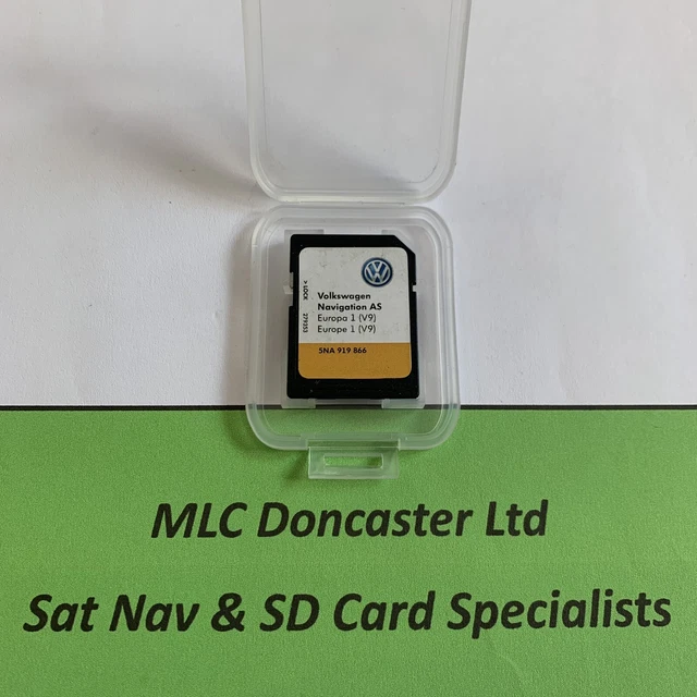 GENUINE VOLKSWAGEN V9 Satellite Navigation SAT NAV SD Card 5NA 919 866 ...